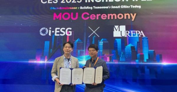 아이이에스지, CES 2025에서 뮤레파와 MOU 체결… ESG 데이터 협력 강화 - 한국인포맥스